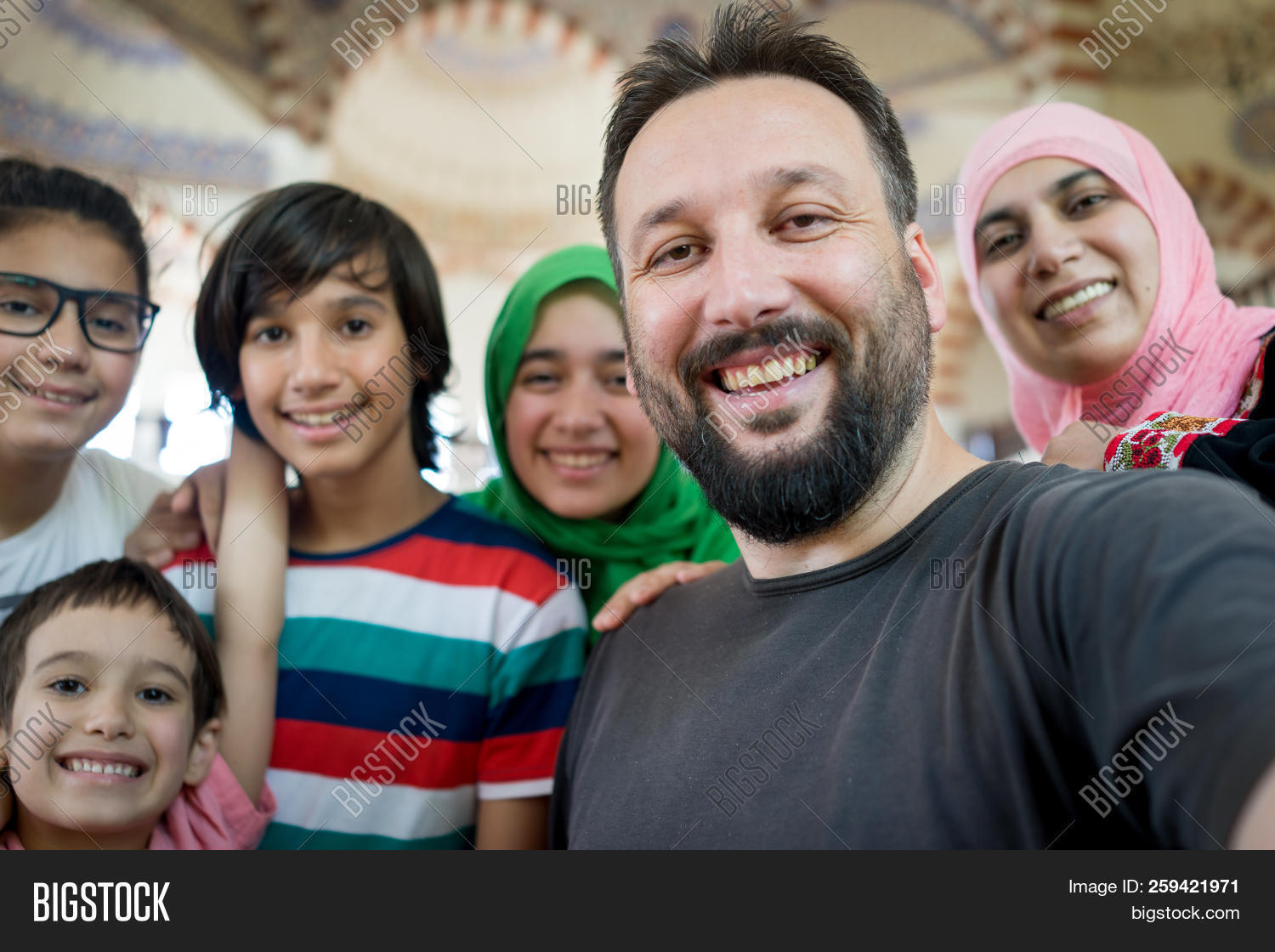 Muslim Family Portrait Image & Photo (Free Trial) | Bigstock