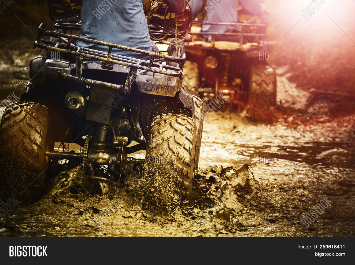 Man Riding Atv Vehicle Image & Photo (Free Trial) | Bigstock