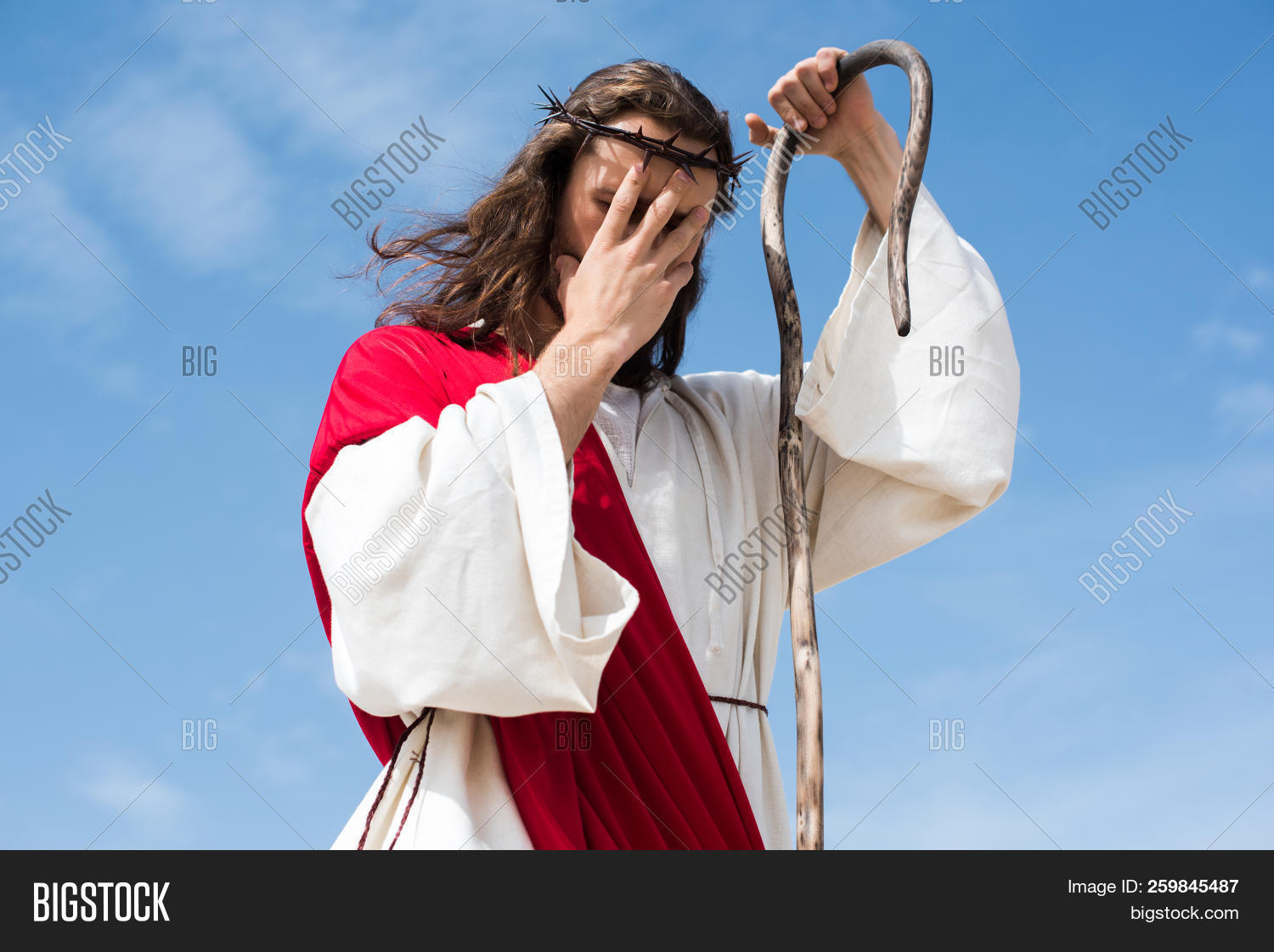 Low Angle View Jesus Image & Photo (Free Trial) | Bigstock