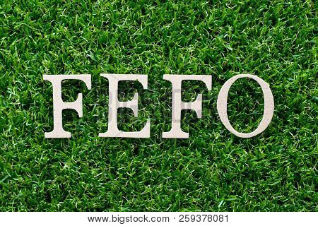 Wood Letter Word Fefo Image & Photo (Free Trial) | Bigstock
