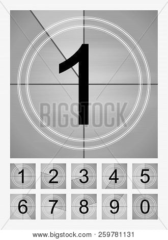 Movie Countdown Vector & Photo (Free Trial) | Bigstock