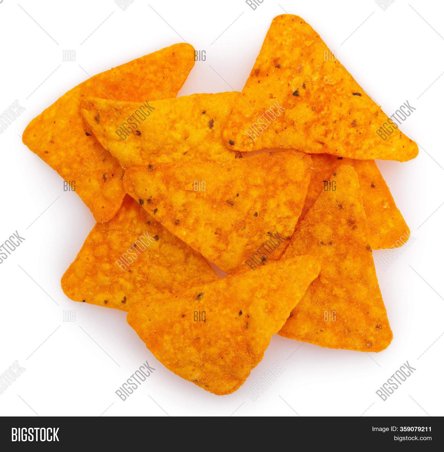 Nachos Chips Isolated Image & Photo (Free Trial) | Bigstock