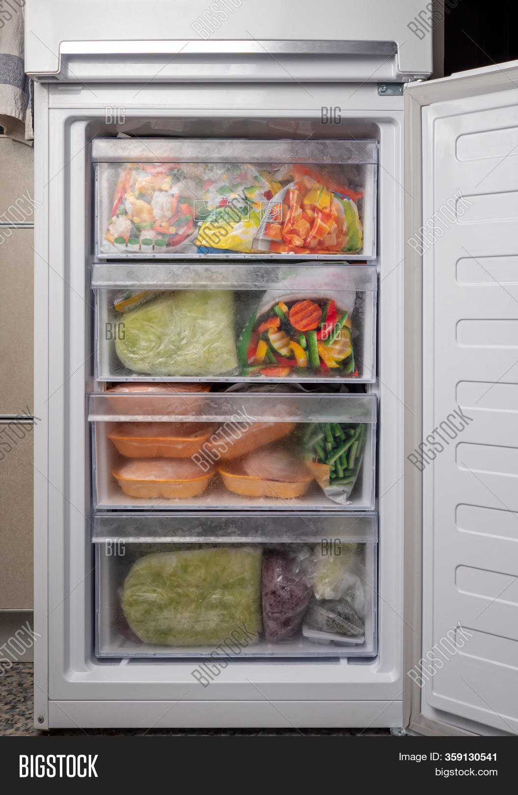 Opened Freezer Image & Photo (Free Trial) | Bigstock