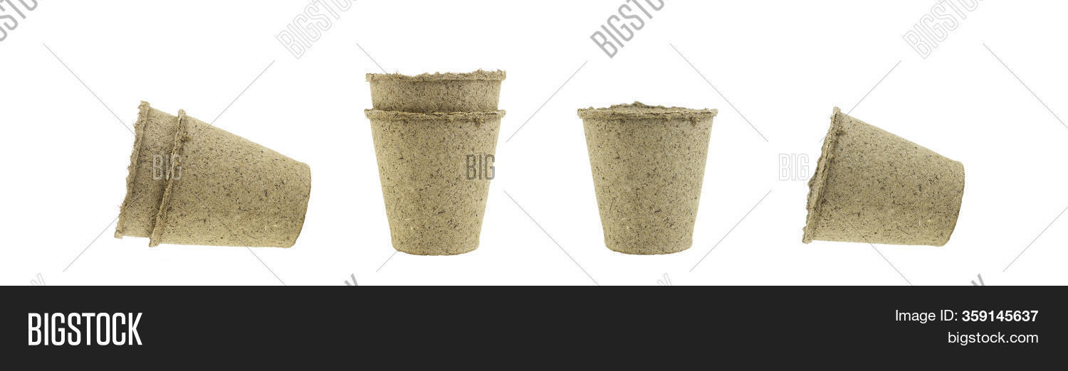 Collection Peat Pots Image & Photo (Free Trial) | Bigstock