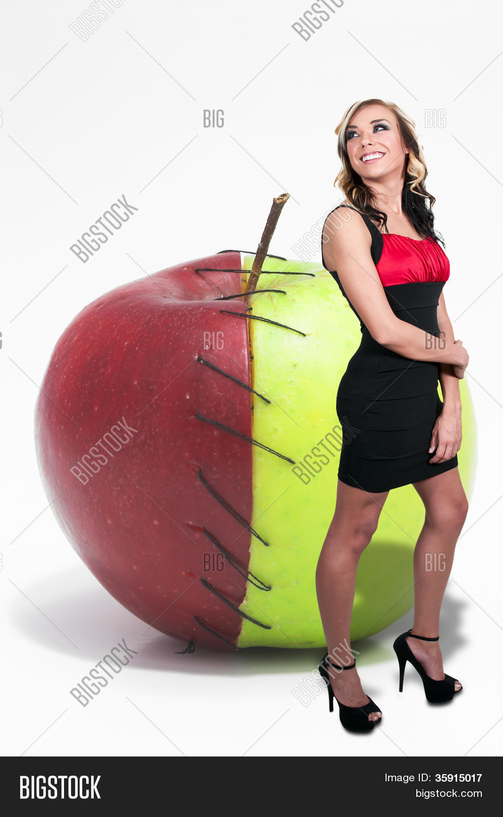 Woman Apple Image & Photo (Free Trial) | Bigstock