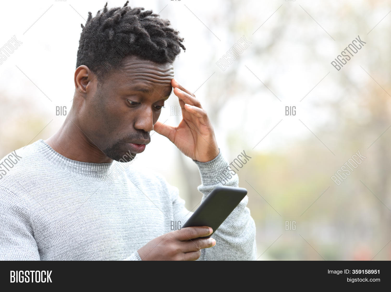 Black Man Complaining Image & Photo (Free Trial) | Bigstock