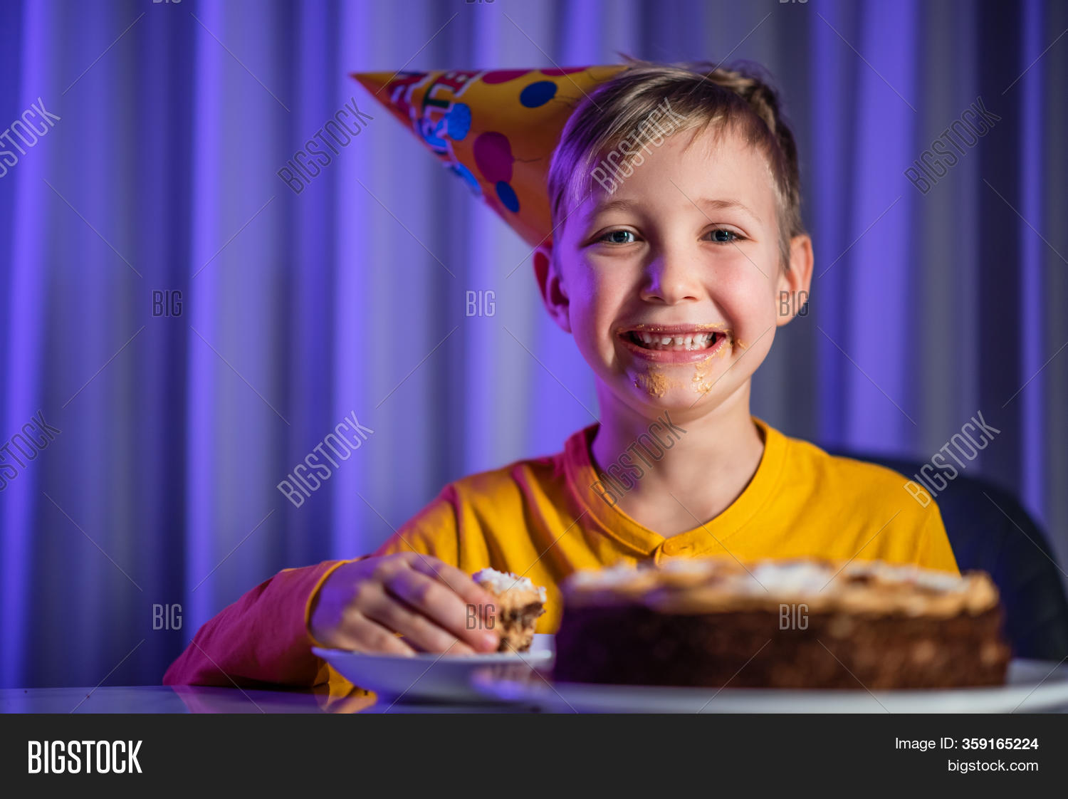 Happy Messy Child Image & Photo (Free Trial) | Bigstock