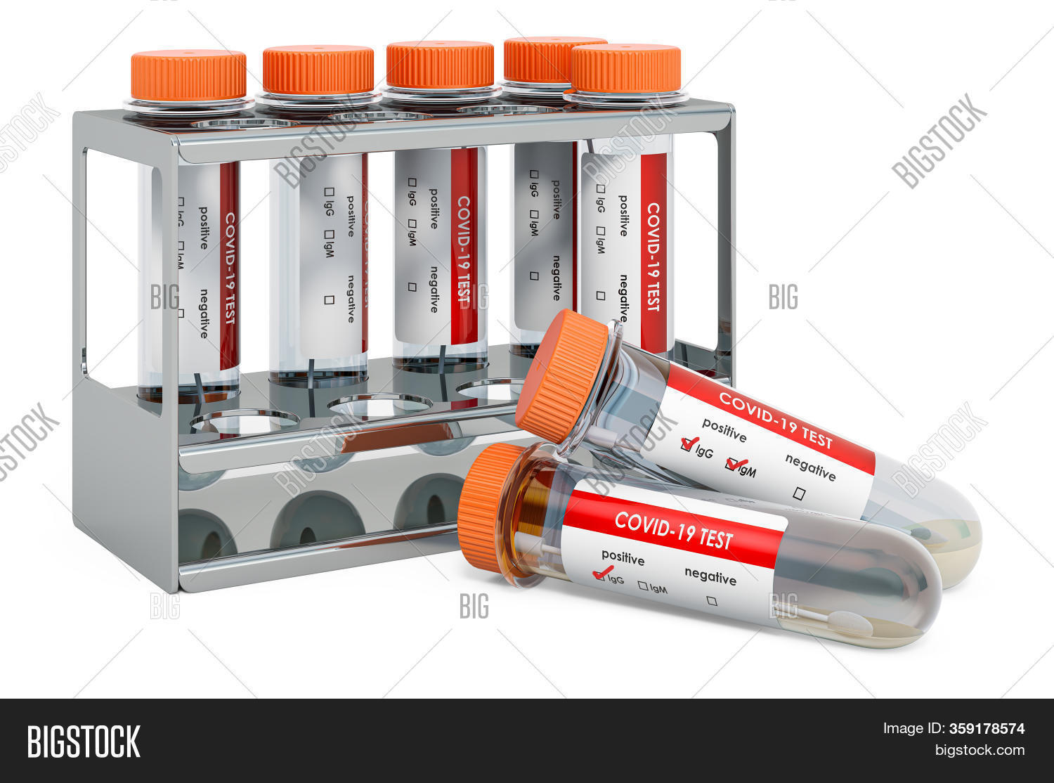 Set Test Tubes Covid- Image & Photo (Free Trial) | Bigstock