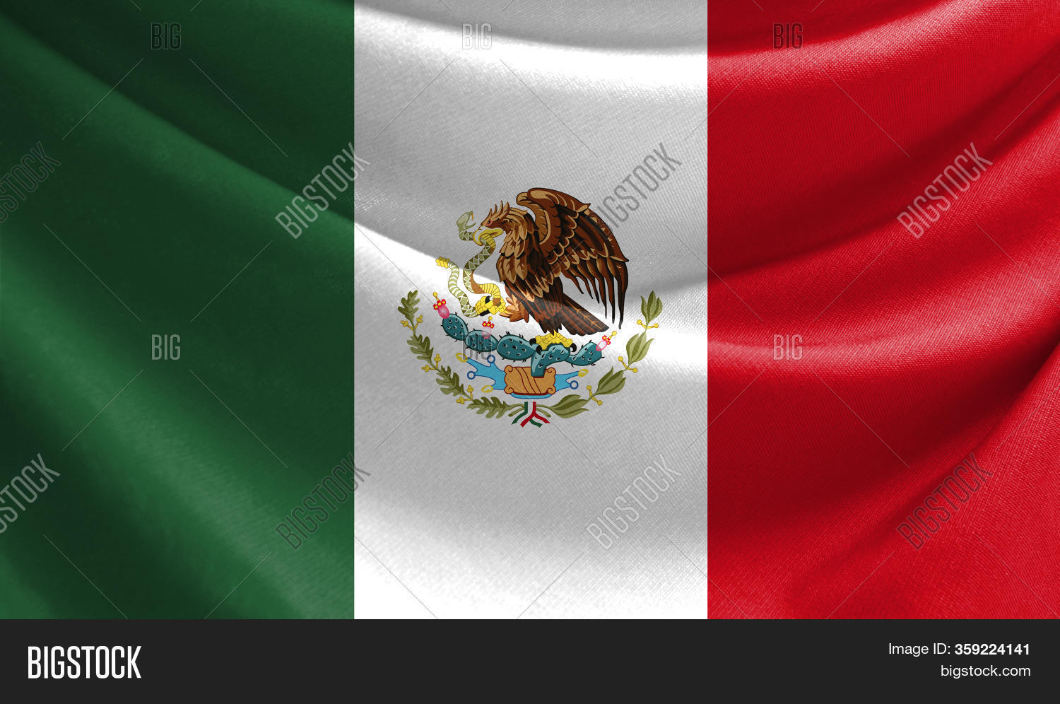 Realistic Flag Mexico Image & Photo (Free Trial) | Bigstock