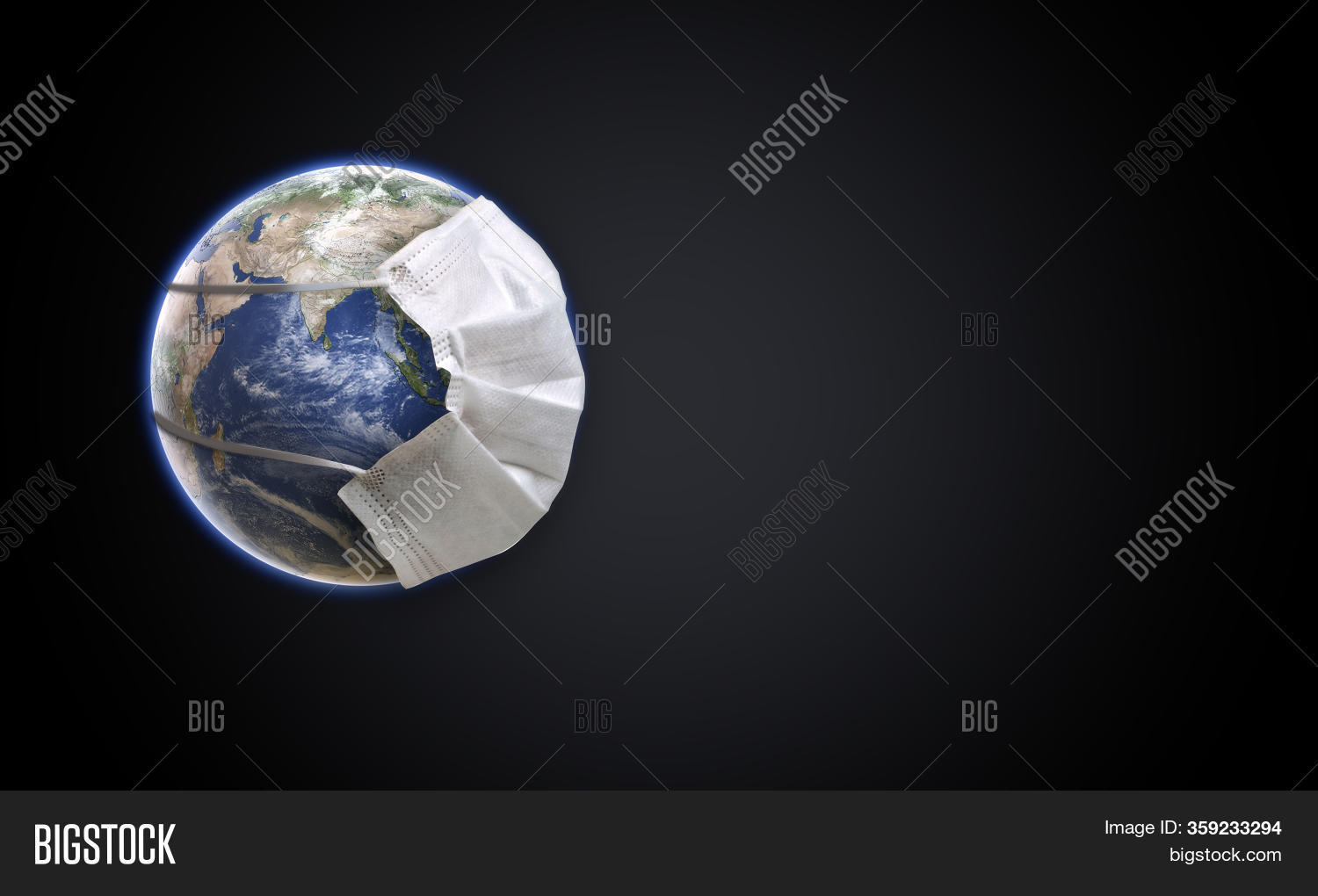 Planet Earth Face Mask Image & Photo (Free Trial) | Bigstock