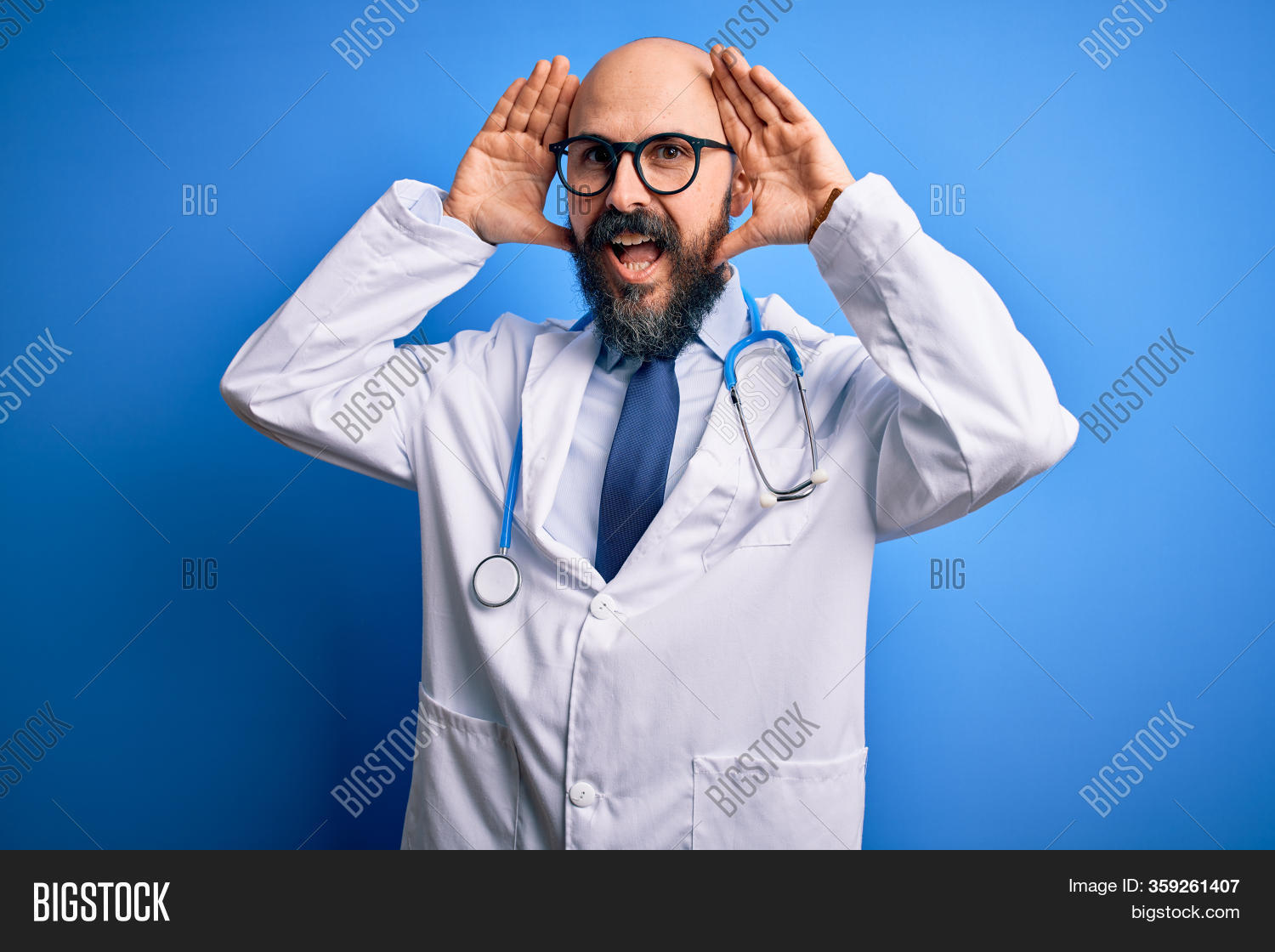 Handsome Bald Doctor Image & Photo (Free Trial) | Bigstock