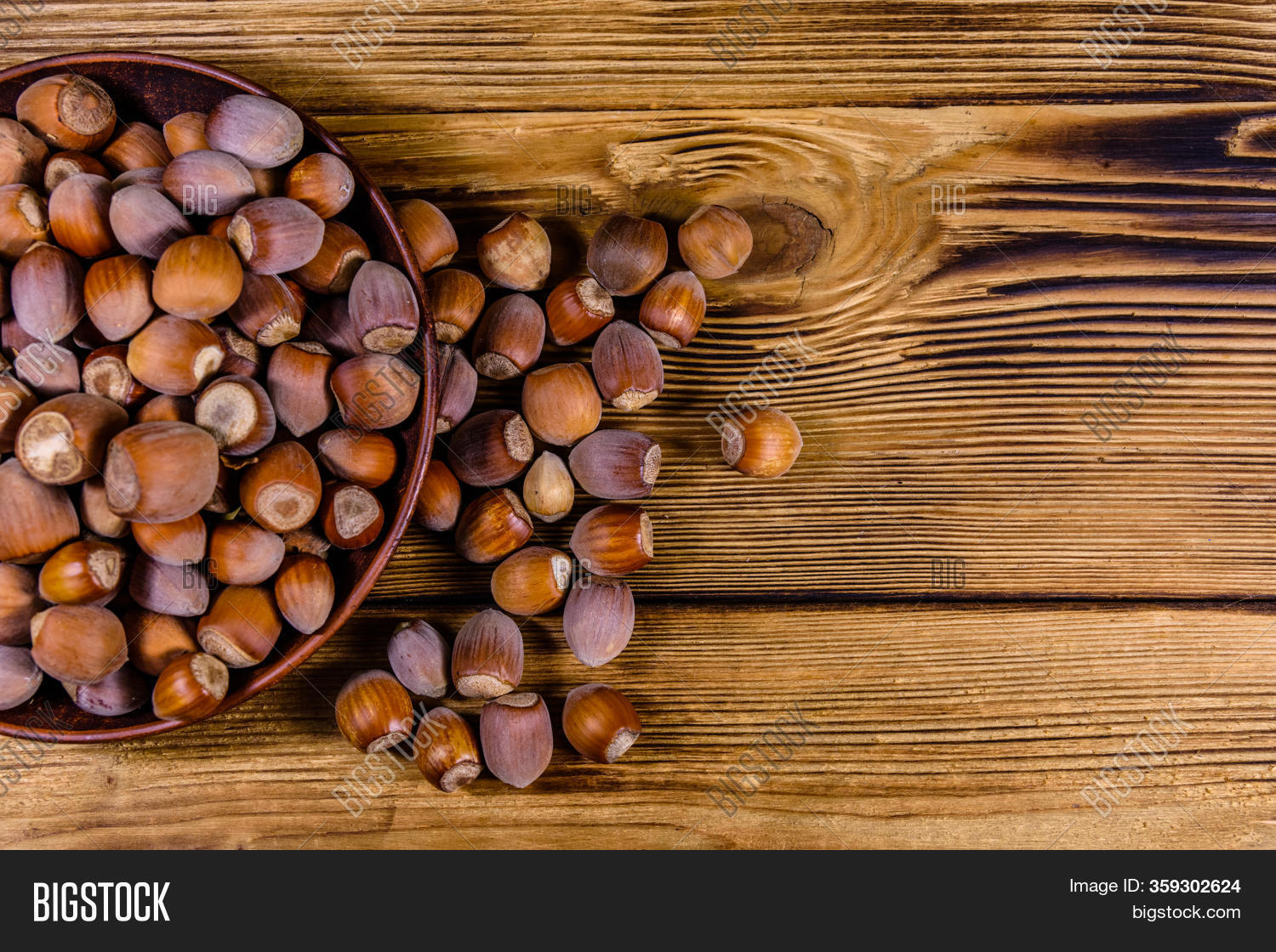 Plate Pile Hazelnuts Image & Photo (Free Trial) | Bigstock