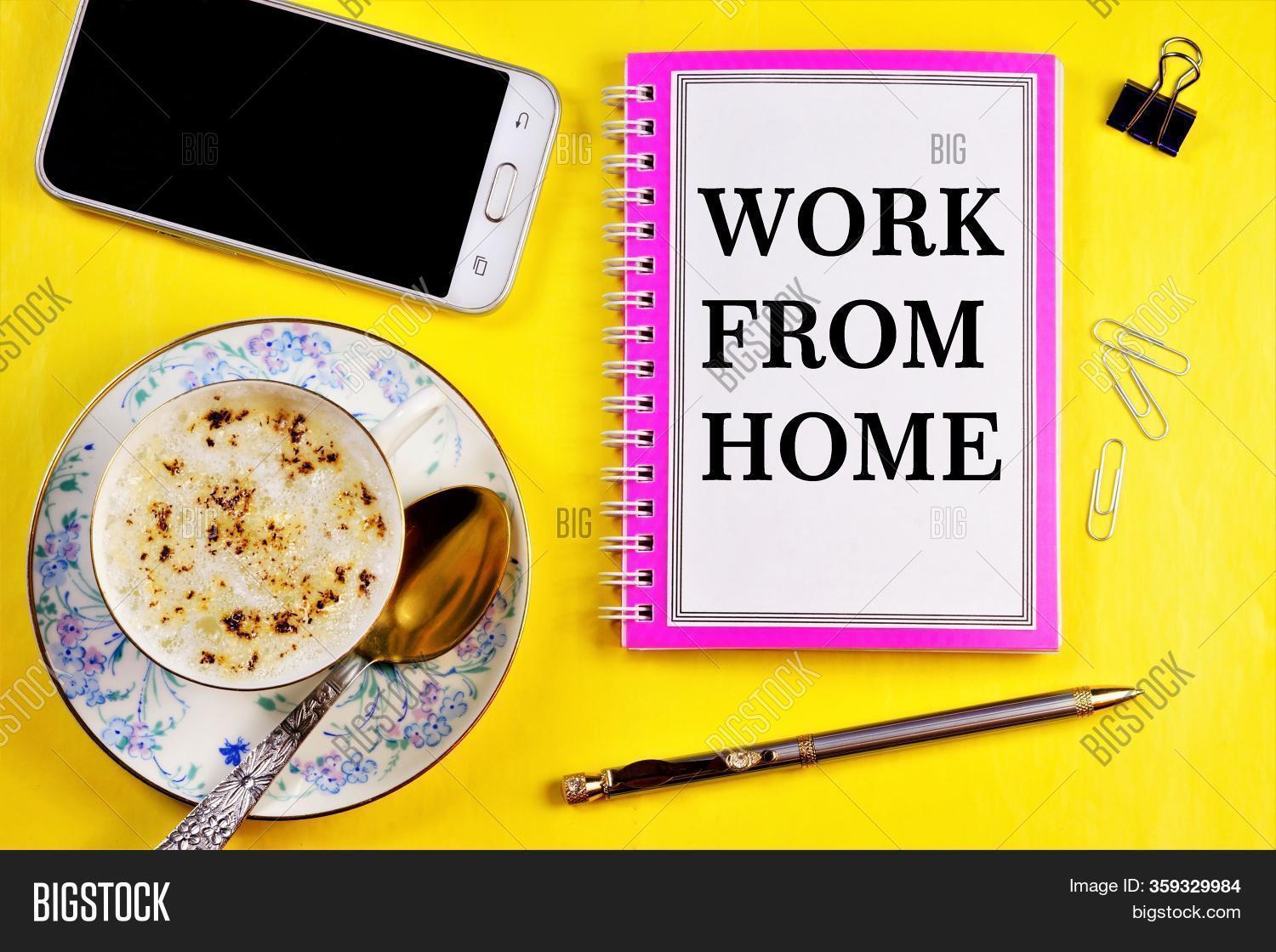 Work Home-text Image & Photo (Free Trial) | Bigstock