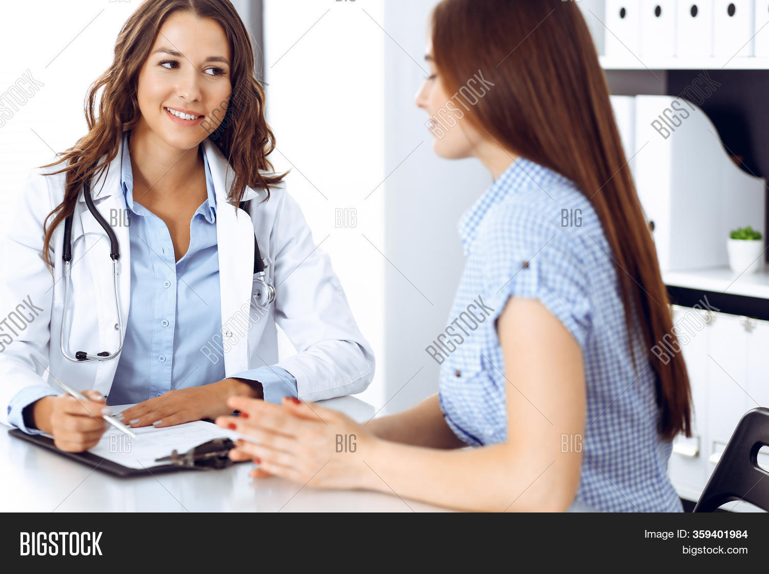 Doctor Patient Talking Image & Photo (Free Trial) | Bigstock