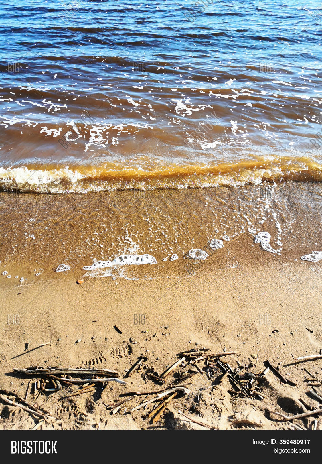 Sandy Shore Lake Dry Image & Photo (Free Trial) | Bigstock