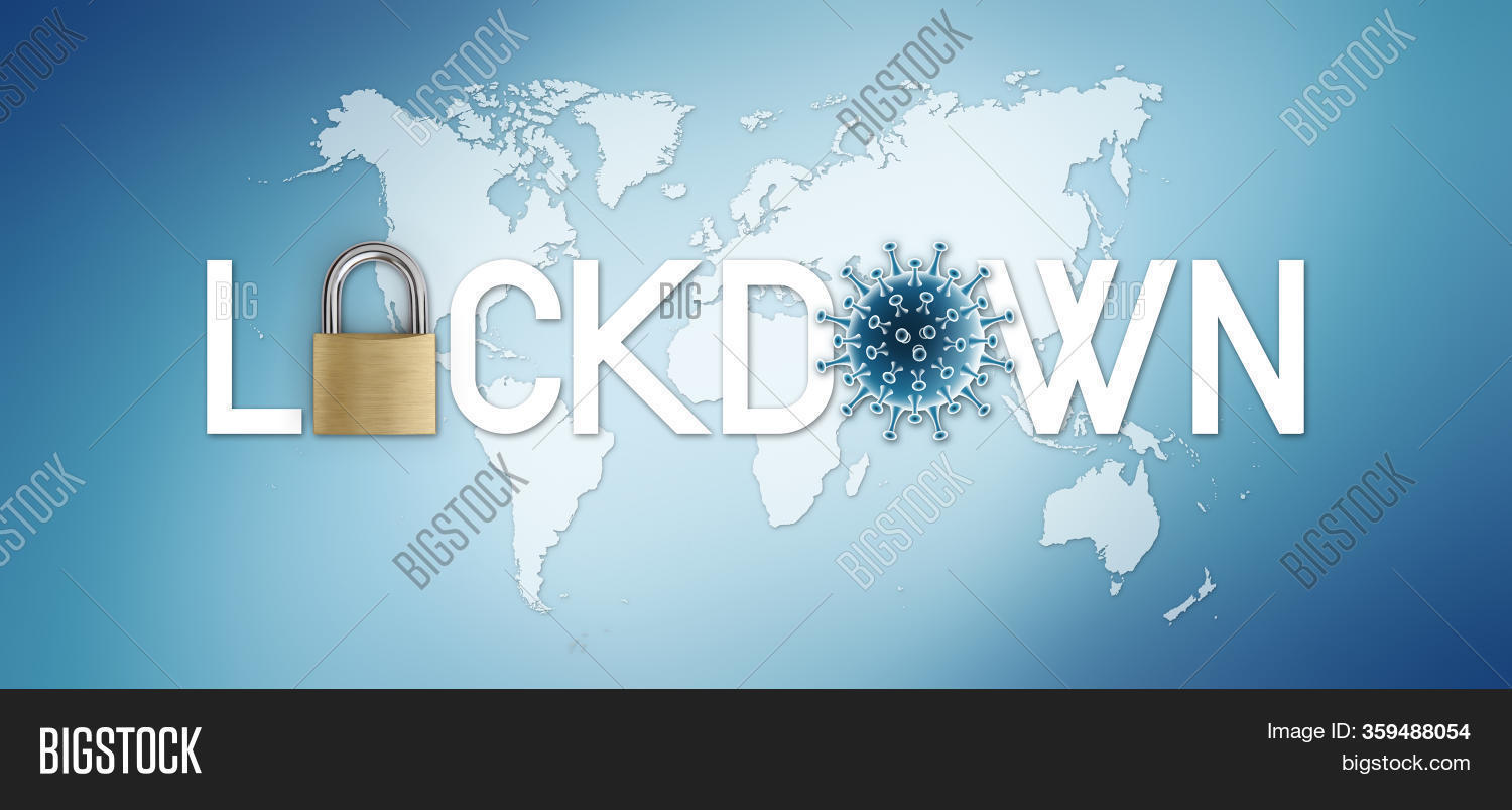Lockdown Text Written Image & Photo (Free Trial) | Bigstock