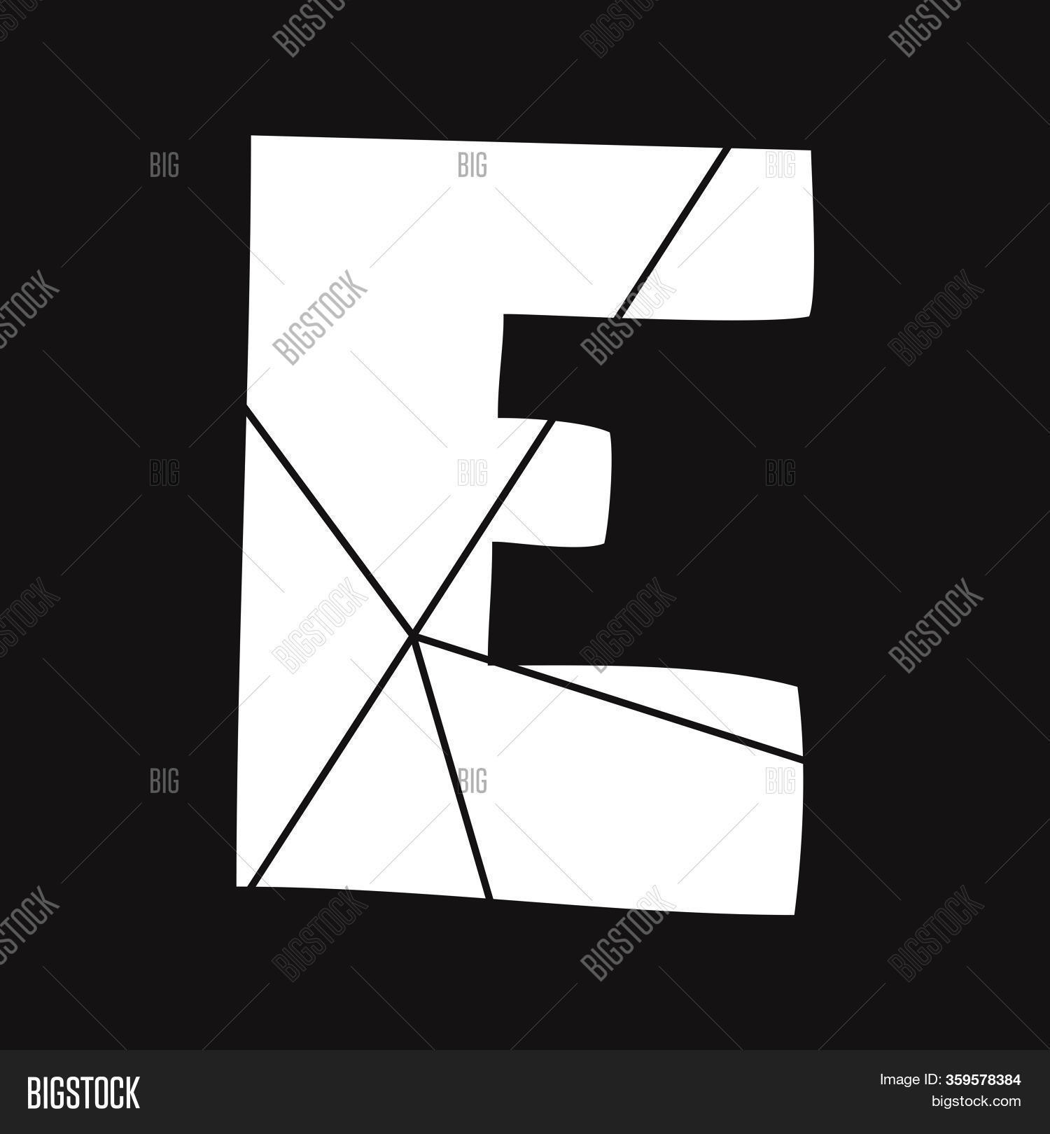 E White Vector Vector & Photo (Free Trial) | Bigstock