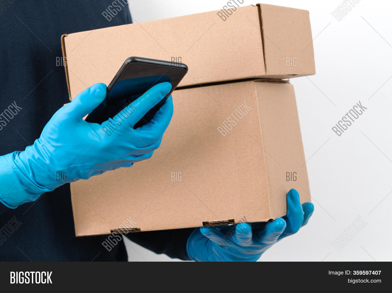 Contact Less Delivery Image & Photo (Free Trial) | Bigstock