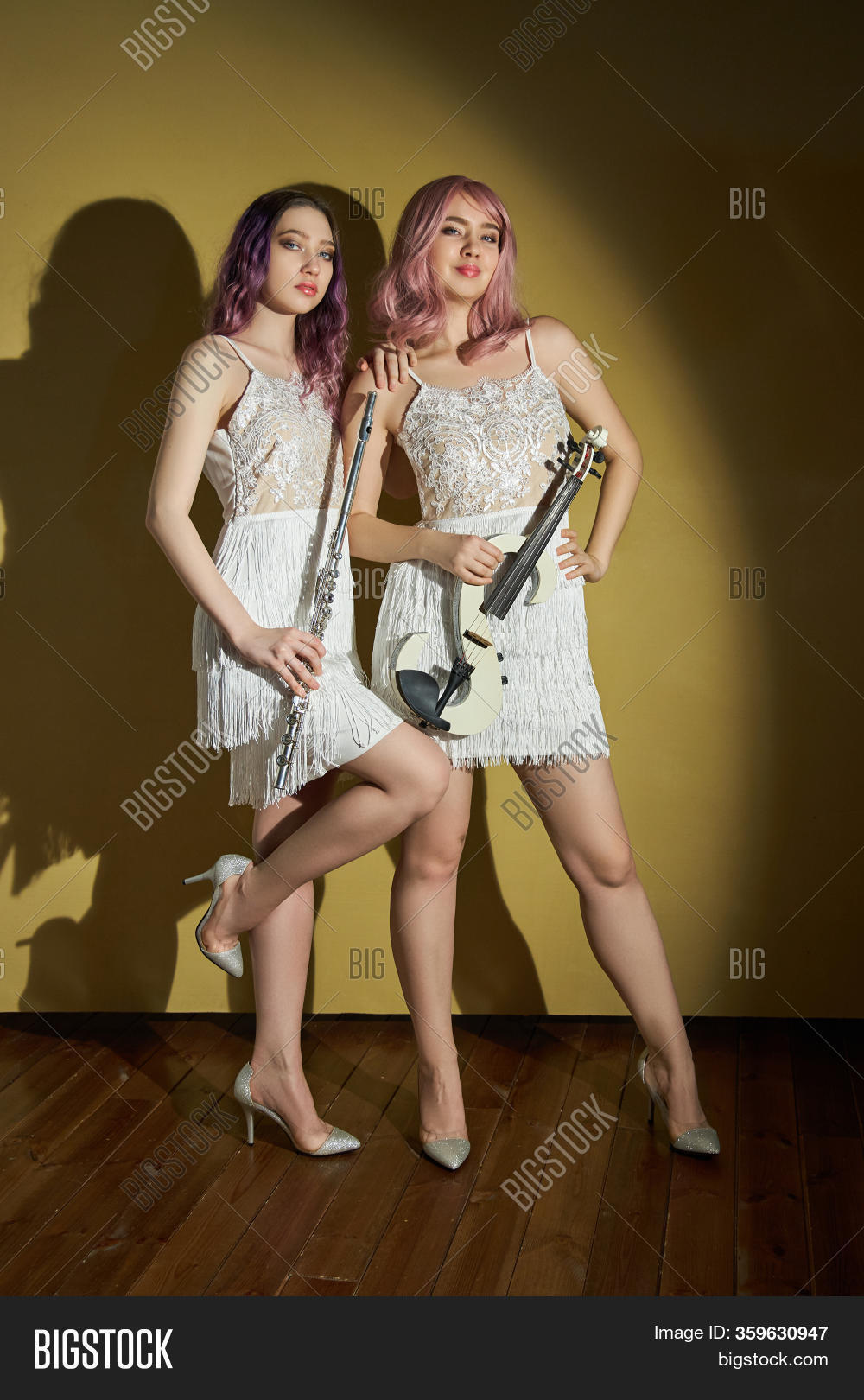 Two Girl Musician Image & Photo (Free Trial) | Bigstock