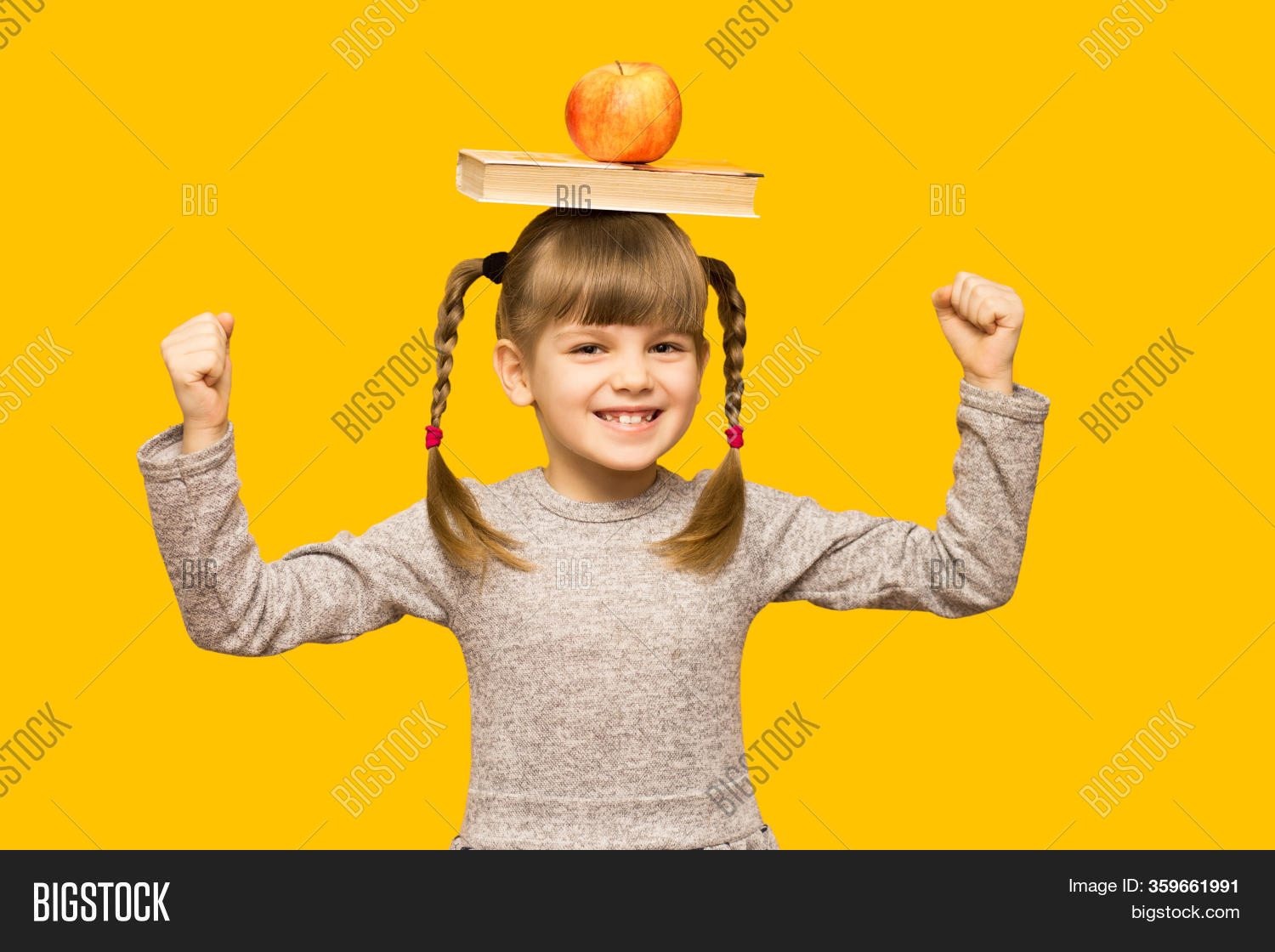 Positive Little Girl Image & Photo (Free Trial) | Bigstock