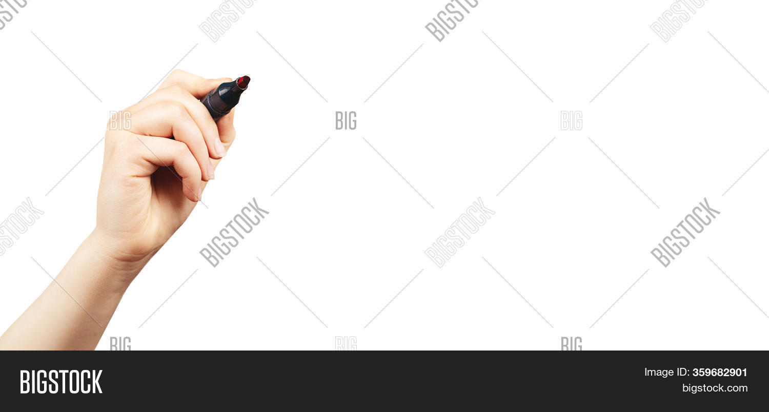Children Hand Marker Image & Photo (Free Trial) | Bigstock