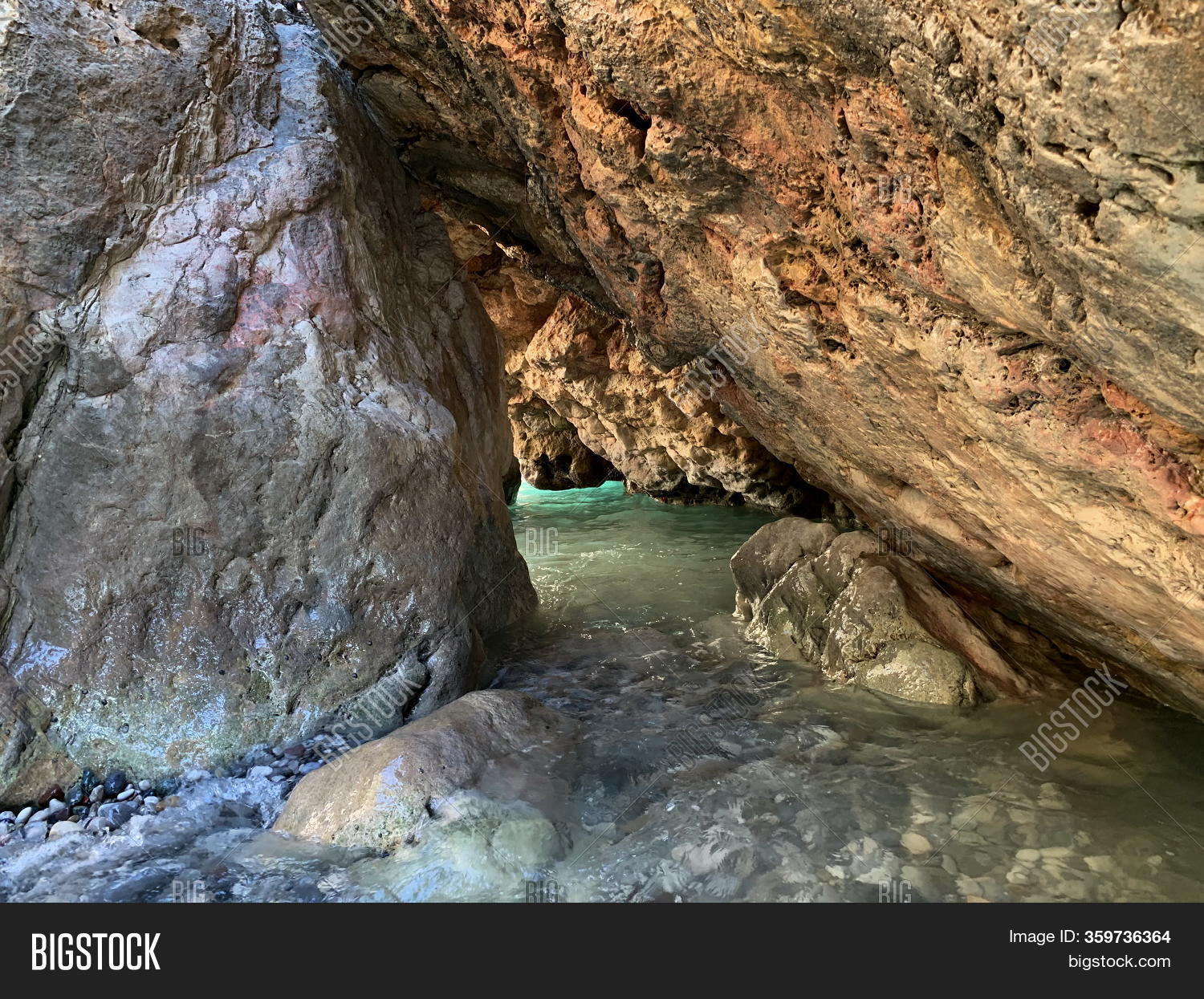 Cave By Sea, Shallow Image & Photo (Free Trial) | Bigstock