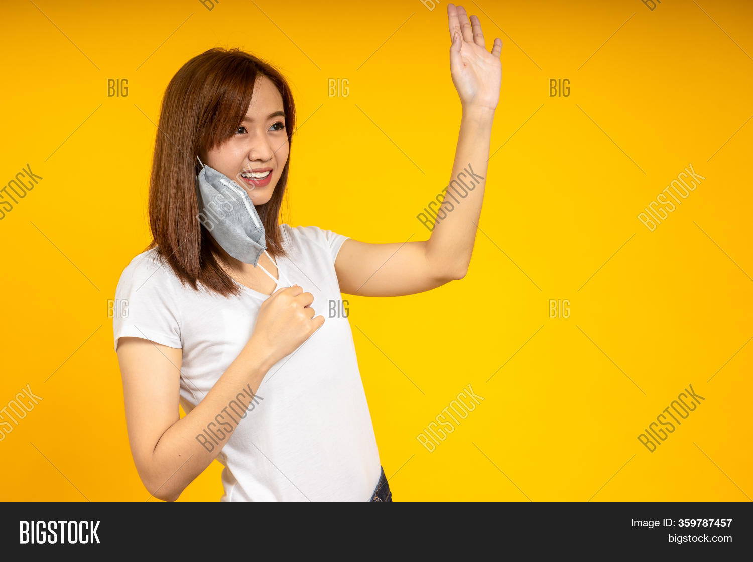 Asian Woman Say Bye Image & Photo (Free Trial) | Bigstock