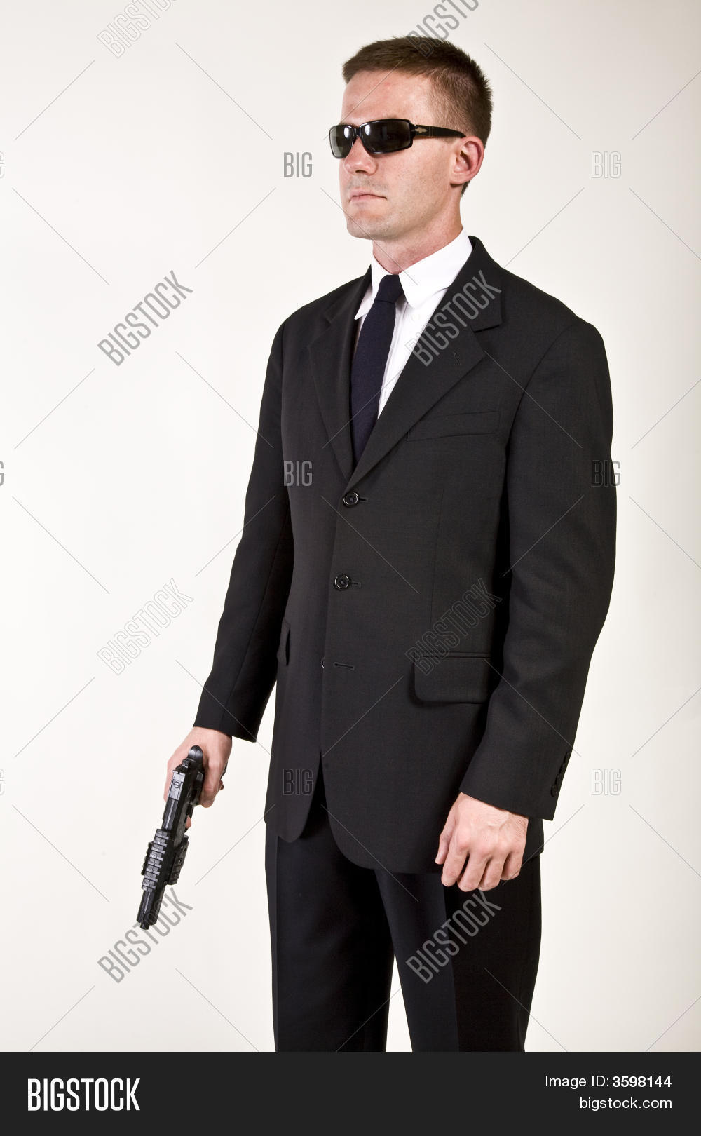 Secret Agent Armed Image & Photo (Free Trial) | Bigstock
