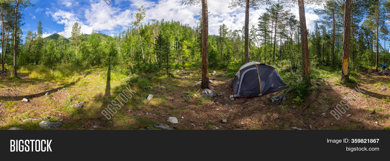Camping Tent Panorama Image & Photo (Free Trial) | Bigstock