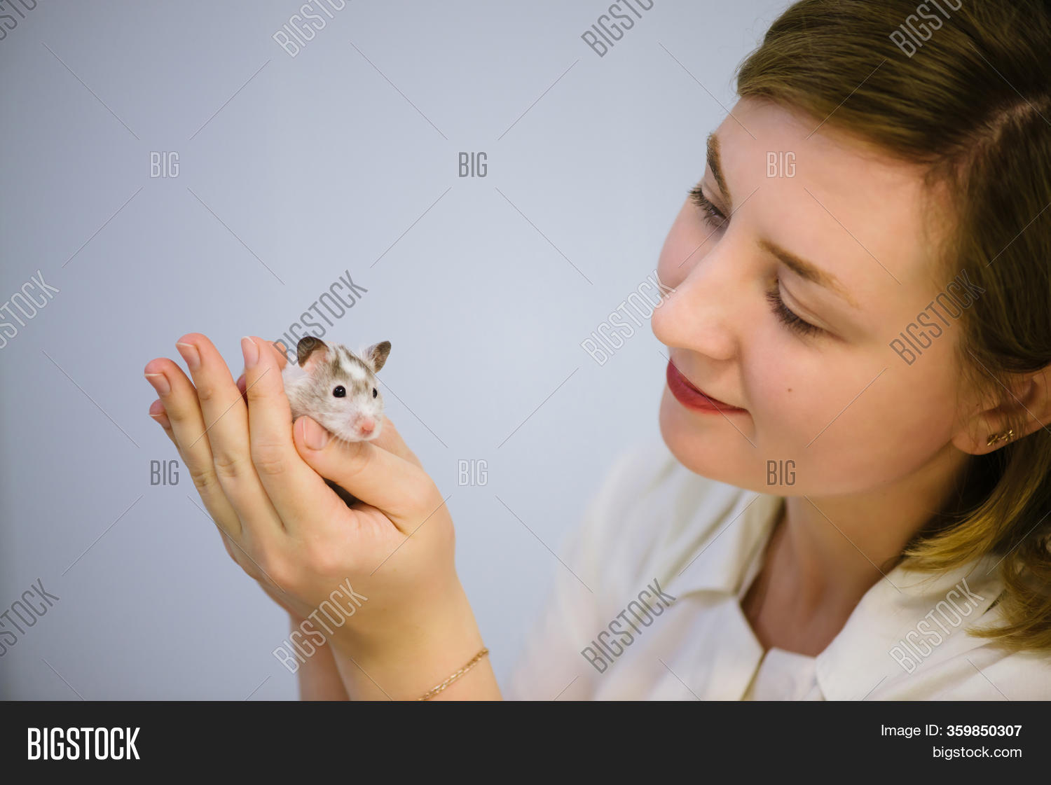 Woman Holds White Image & Photo (Free Trial) | Bigstock