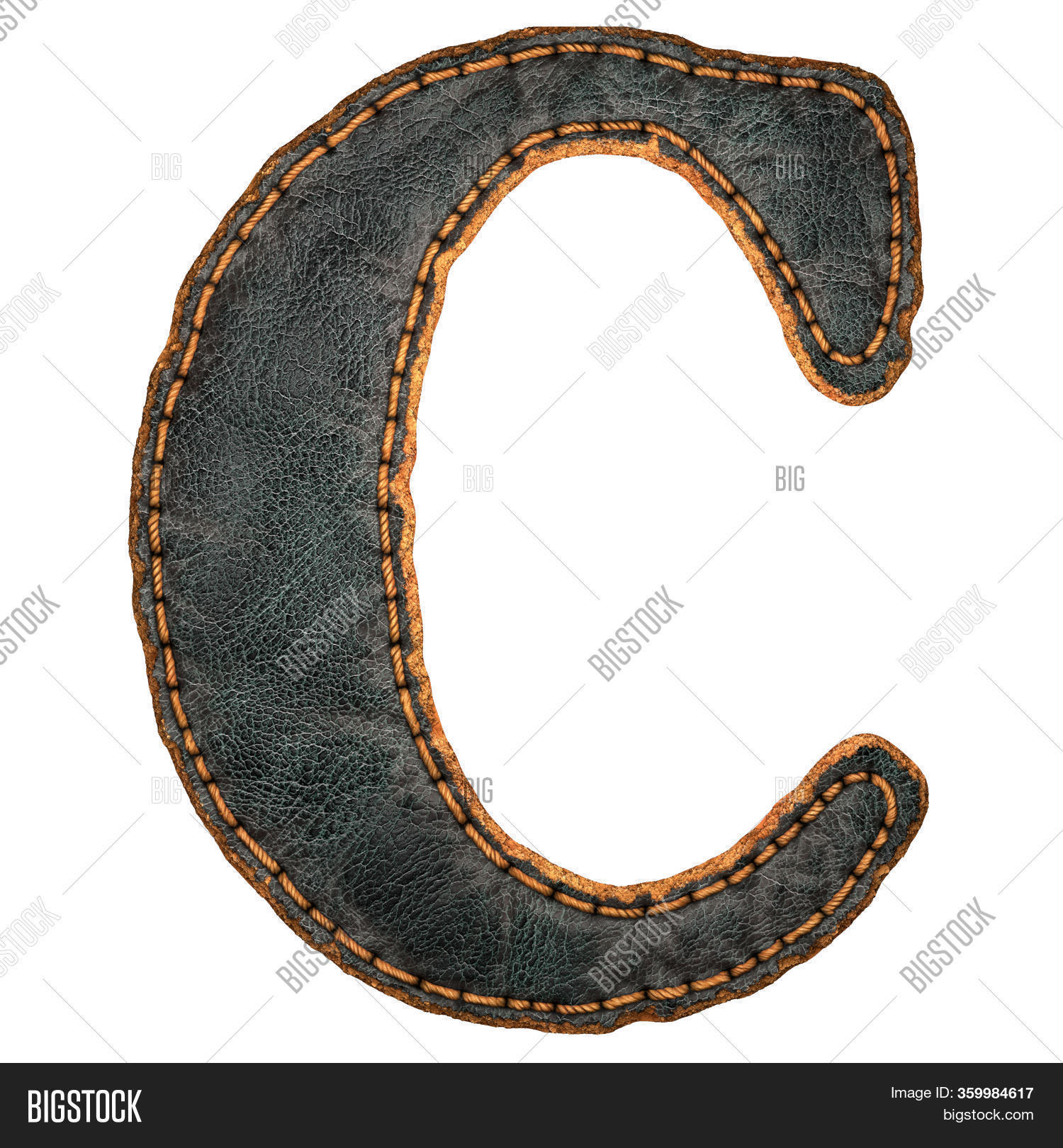 Leather Letter C Image & Photo (Free Trial) | Bigstock
