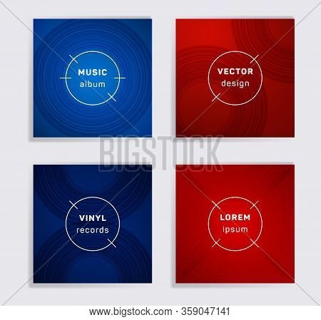 Linear Vinyl Records Vector & Photo (Free Trial) | Bigstock