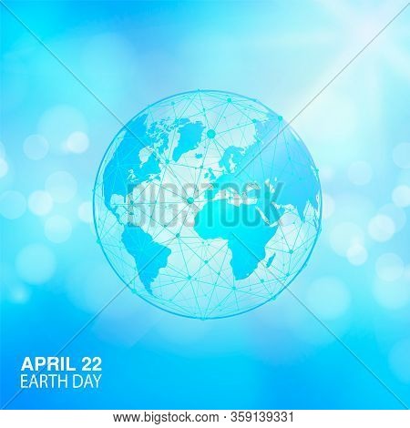 Green Blue Map World Vector & Photo (Free Trial) | Bigstock