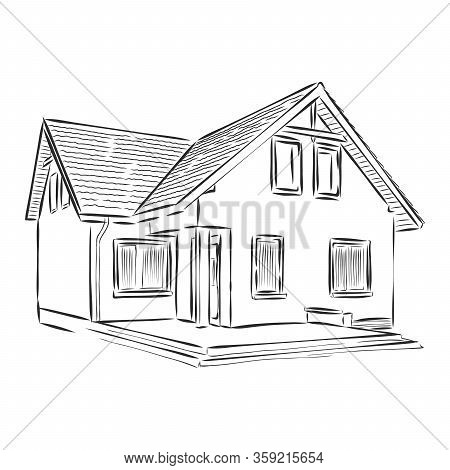 Building Hand Drawing Vector & Photo (Free Trial) | Bigstock