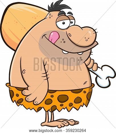 Fat Caveman Cartoon Image & Photo (Free Trial) | Bigstock