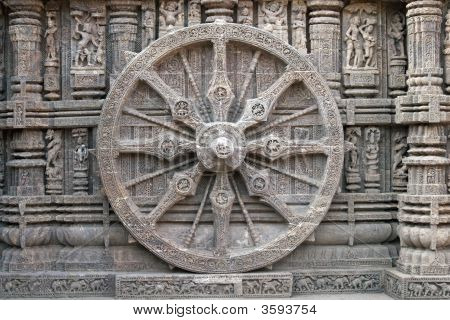 Konark Wheel Images, Illustrations & Vectors (Free) - Bigstock