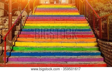 Steps Painted Image & Photo (Free Trial) | Bigstock