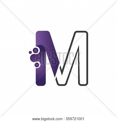 Letter M Circle Vector & Photo (Free Trial) | Bigstock