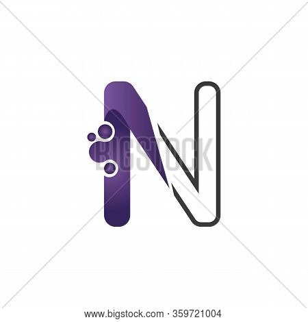 Letter N Circle Vector & Photo (Free Trial) | Bigstock
