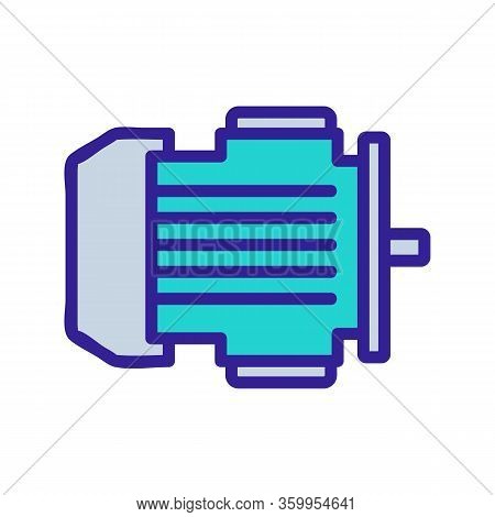 Electric Motor Icon Vector & Photo (Free Trial) | Bigstock