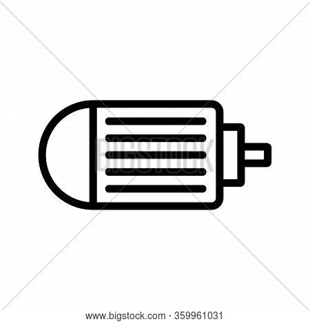 Electric Motor Icon Vector & Photo (Free Trial) | Bigstock