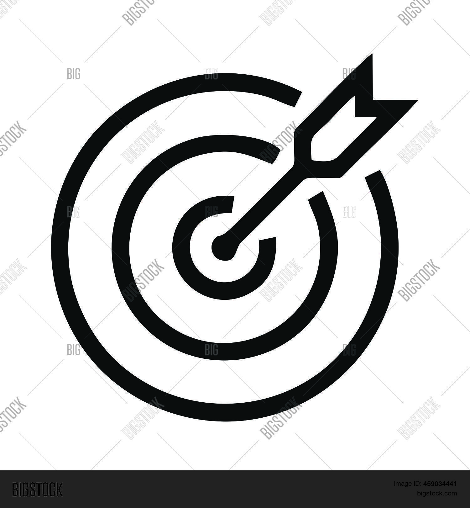 Abstract Target Icon Vector & Photo (Free Trial) | Bigstock