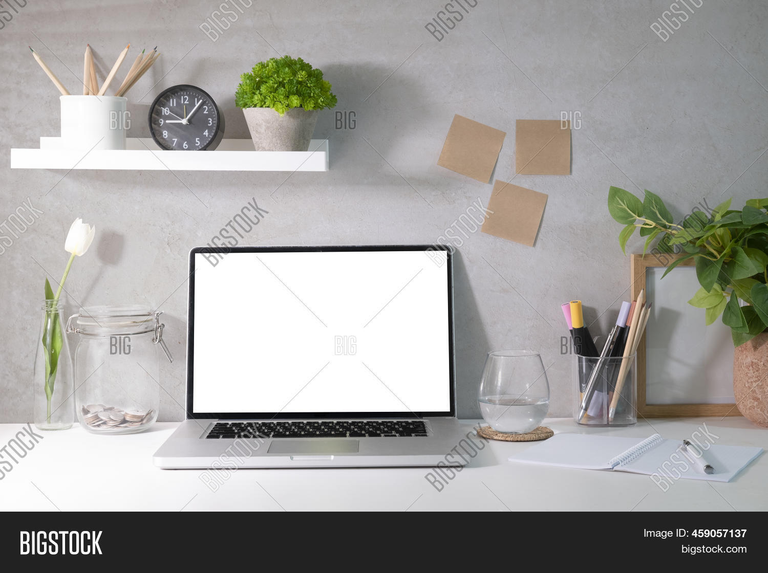 Front View Laptop Image & Photo (Free Trial) | Bigstock