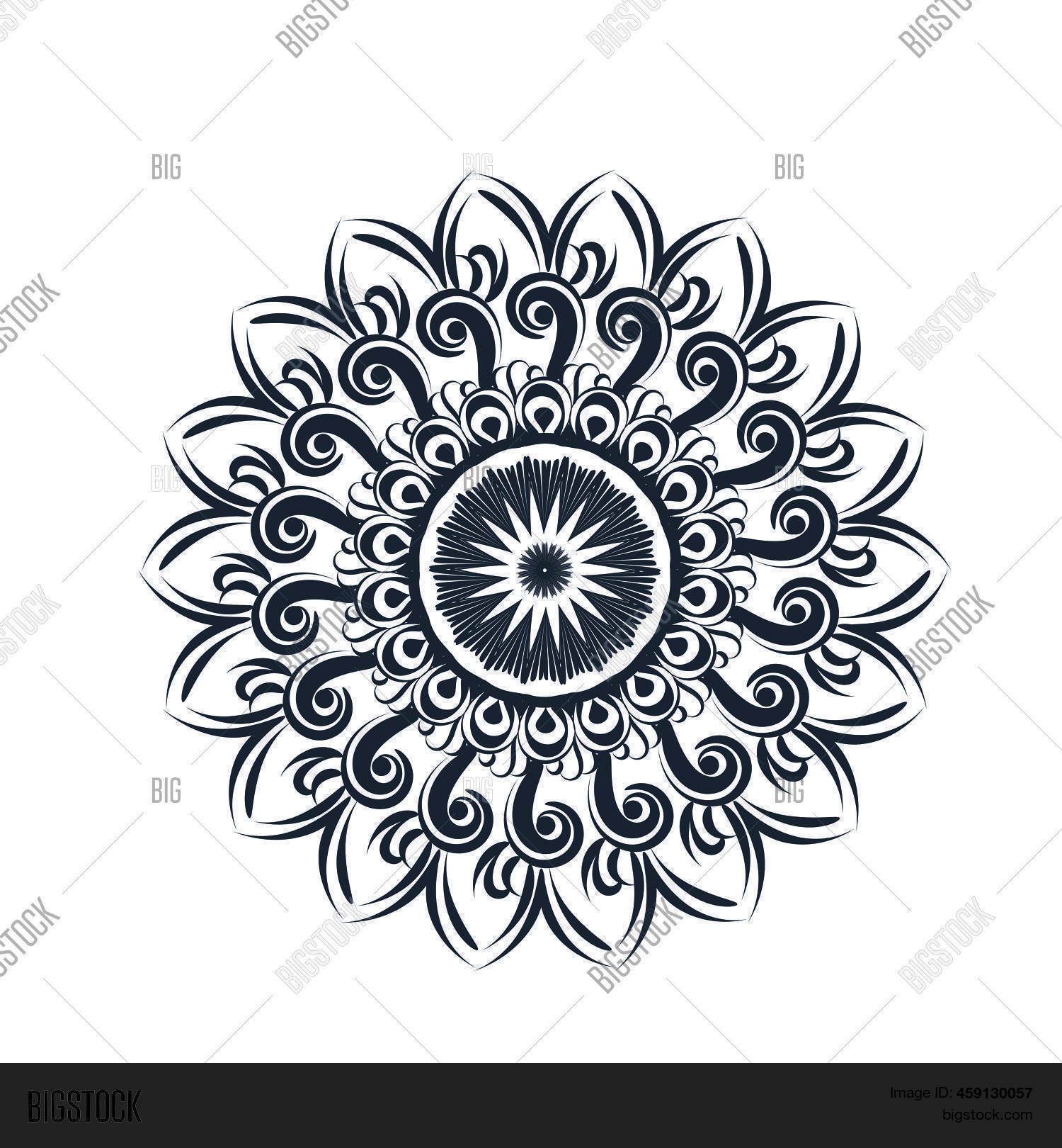 Mandala Art Design Vector & Photo (Free Trial) | Bigstock