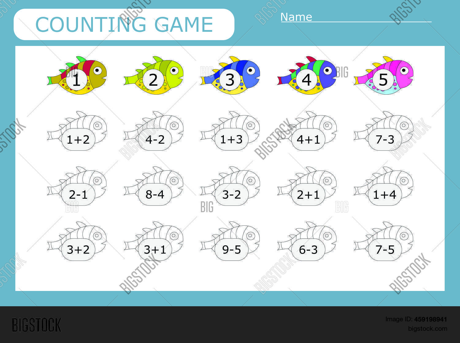 How Many Counting Vector & Photo (Free Trial) | Bigstock