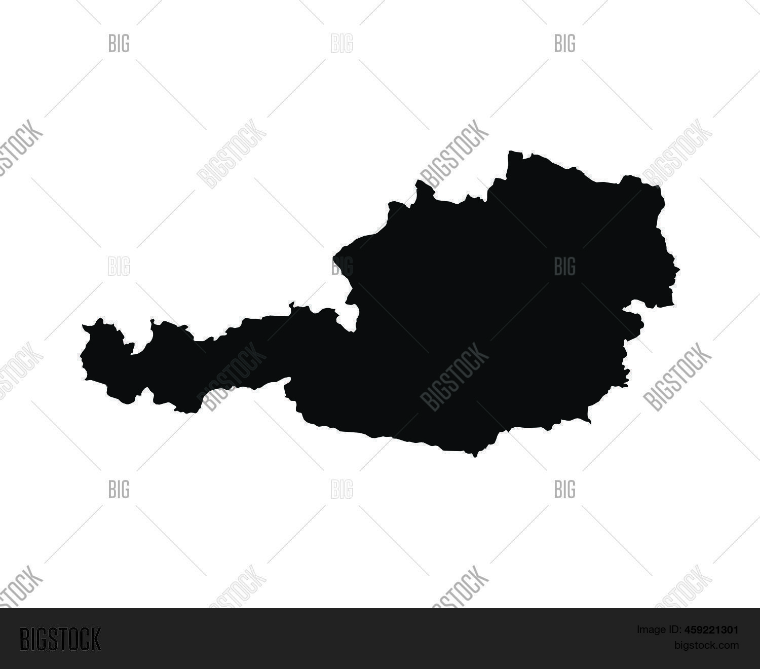 Austria Map. Austrian Vector & Photo (Free Trial) | Bigstock