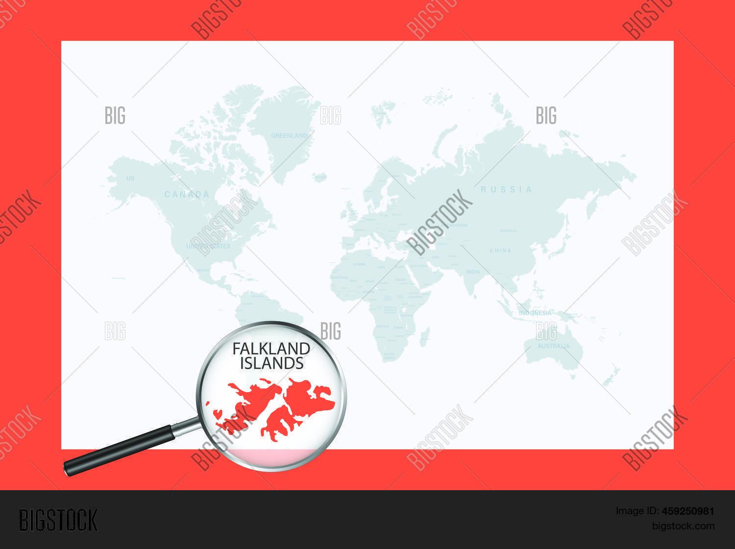 Map Falkland Islands Vector & Photo (Free Trial) | Bigstock