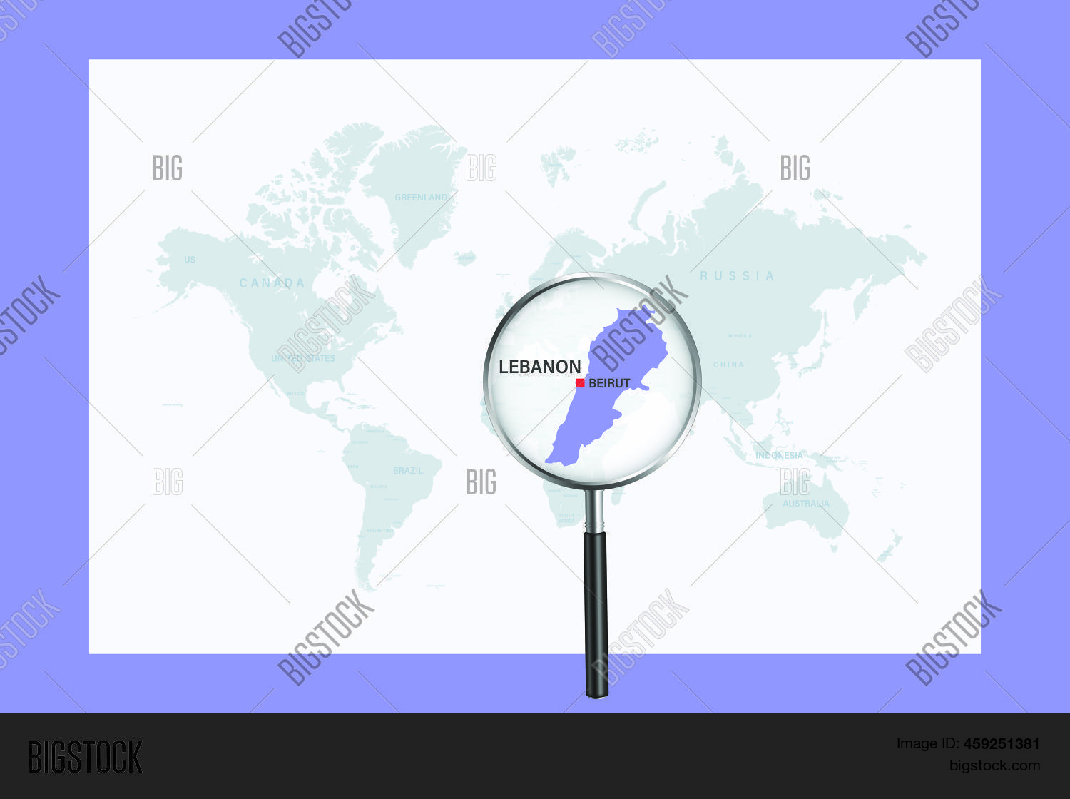 Map Lebanon On Vector & Photo (Free Trial) | Bigstock