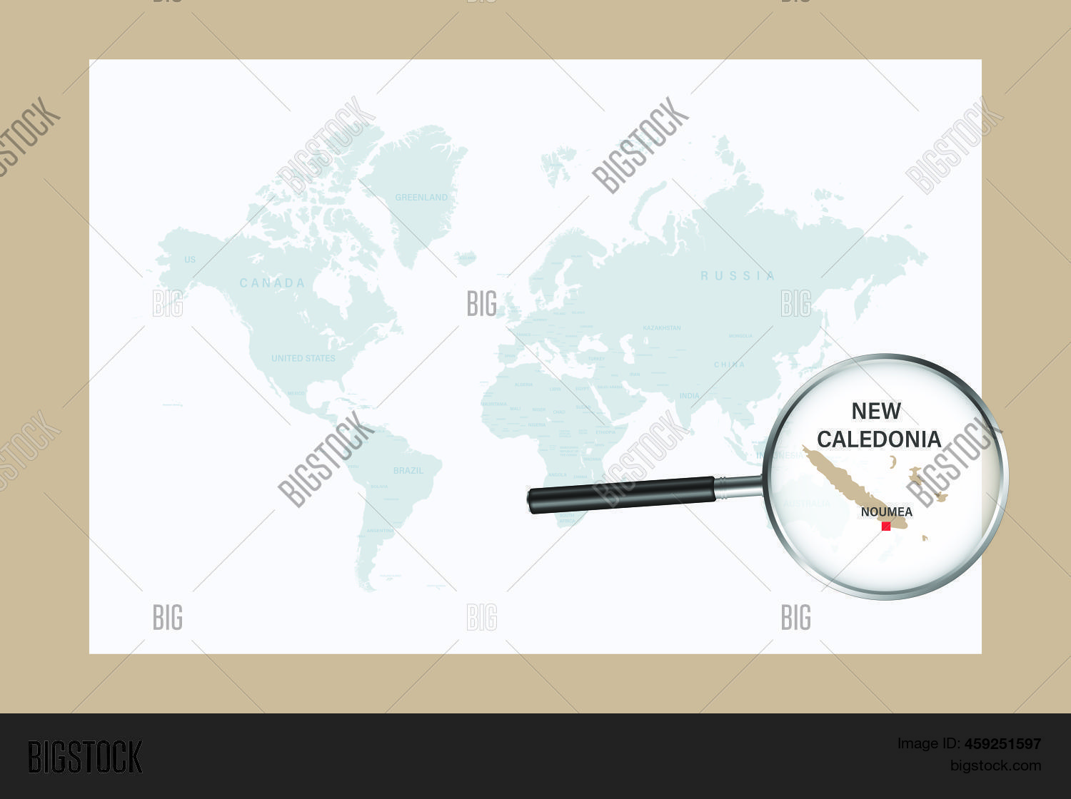 Map New Caledonia On Vector & Photo (Free Trial) | Bigstock