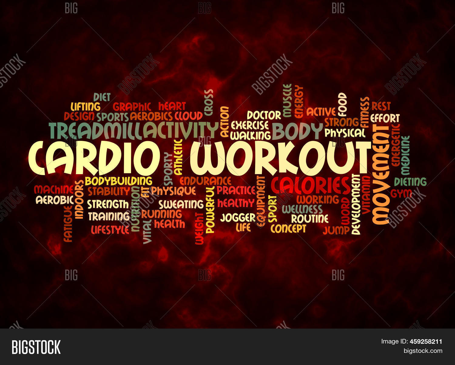 Word Cloud Cardio Image & Photo (Free Trial) | Bigstock